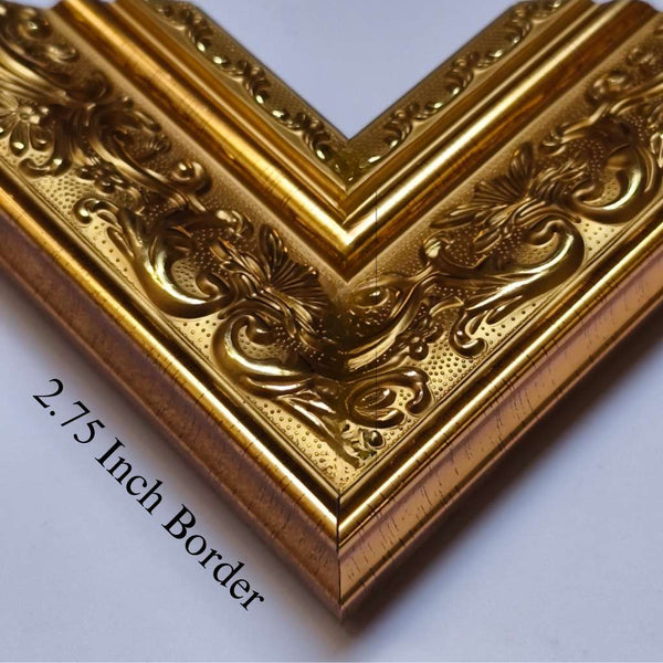 Big Death Photo Frame - Golden Borders – PhotoExpress